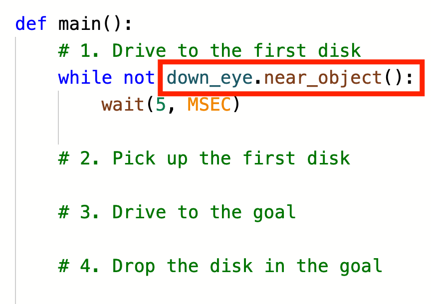 Unit 8 Moving Disks With Loops Lesson 3 Using Sensors And The Electromagnet To Pick Up A